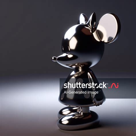 Metallic 3d Image Disney Minnie Mouse Ai Generated Image 2386049241 Shutterstock
