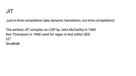 Jit Compilation For Cpython Ppt