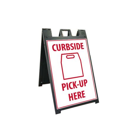 Deluxe Sidewalk Stand And Sign Curbside Hyline Safety