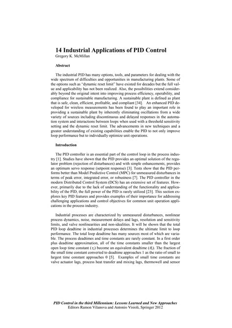 Solution Industrial Applications Of Pid Control Studypool Solution Industrial Applications Of Pid Control Studypool