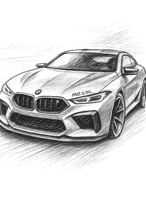 Car Drawing Pencil Sketches