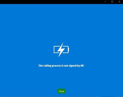 Hp Power Manager The Calling Process Is Not Signed By Hp Hp Support Community 8497472