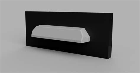 Drawer Handle 129mm Hole Distance No Supports By Phialpha Download Free Stl Model