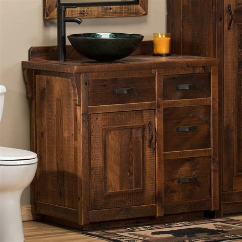 Barnwood Vanity Rustic Bathroom Vanities Barn Wood Bathroom Wood