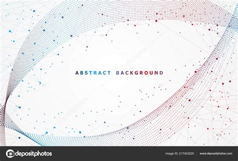 Modern Abstract Network Science Connection Technology Internet Graphic Design Tech Stock Vector