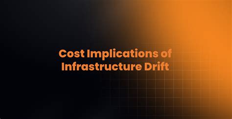 Cost Implications Of Infrastructure Drift Reducing Cloud Costs With