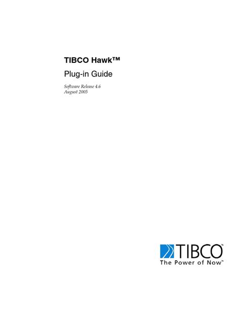Tib Hawk Plugin Pdf Application Programming Interface Command