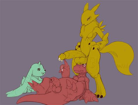 Post Digimon Guilmon Renamon Terriermon