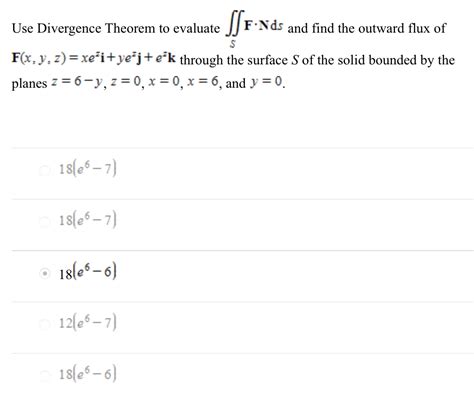 solved use divergence theorem to evaluate ssf nds and find