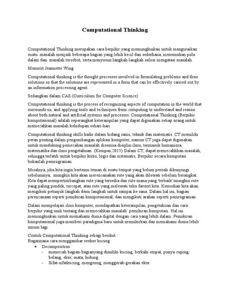 computational thinking pdf