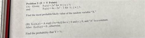solved problem 5 5 5 points a given fxxx 2x2 for