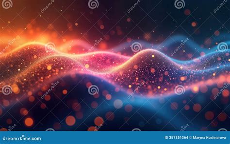 Subatomic Particle Collision Illustration Nuclear Fusion Concept