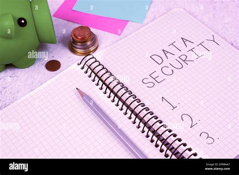 Sign Displaying Data Security Conceptual Photo Confidentiality Disk