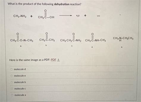 Solved What Is The Product Of The Following Dehydration Chegg