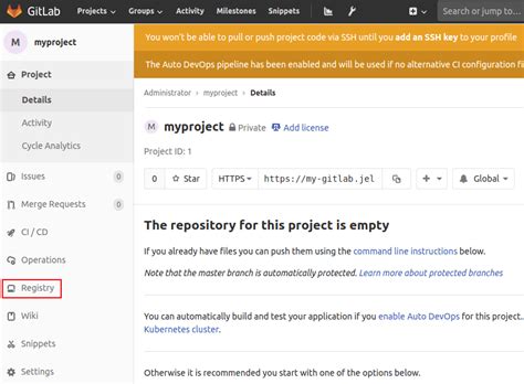 Private Gitlab Server Automatic Installation To The Cloud Virtuozzo Blog