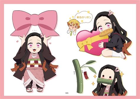Kamado Nezuko And Agatsuma Zenitsu Kimetsu No Yaiba And 1 More Drawn