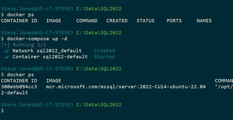 Stairway To Database Containers Level 4 Using A Docker Compose File