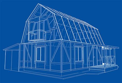 Private House Sketch Vector Rendering Of 3d Housing Architecture