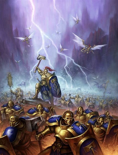 Warhammer 40k Stormhammer Stormcast Eternals Fan Art Warhammer Age