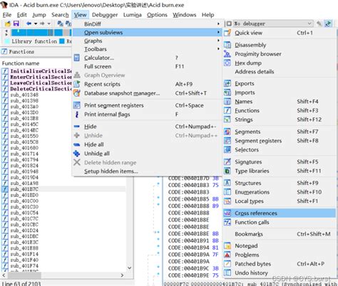 ida的详细使用指南以及核心功能讲解 ida使用教程 csdn博客