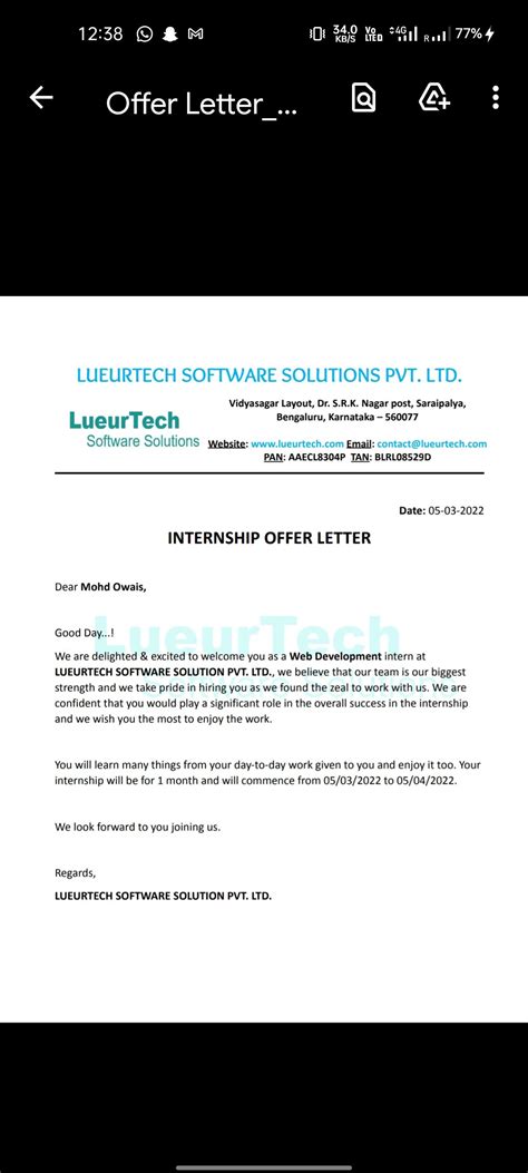 mohd owais on linkedin internship webdevelopment firstpost internshala 10 comments