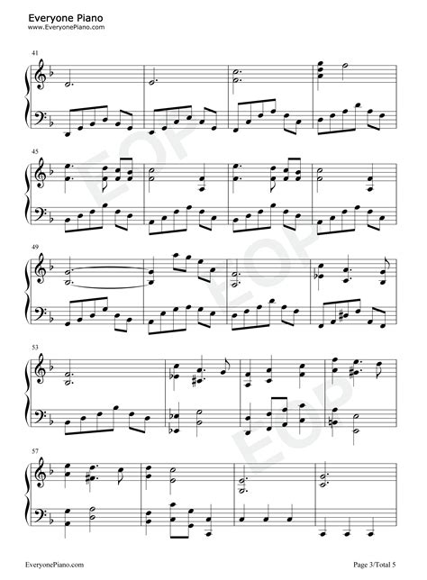 Moon River 月亮河 適中版五線譜預覽 Eop線上樂譜架