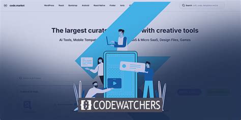 Best Flutter Template On Code Market Codewatchers