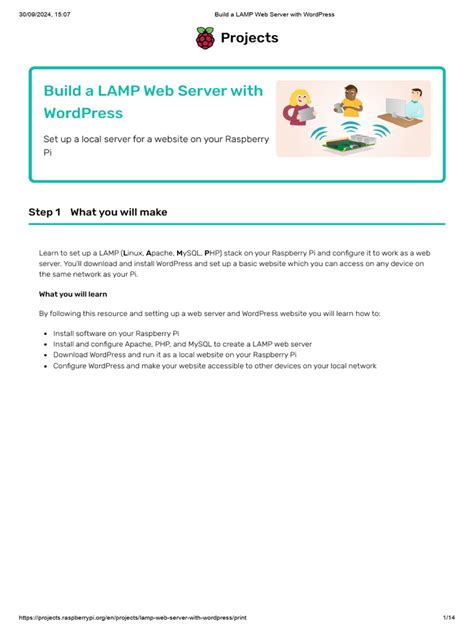 Build A Lamp Web Server With Wordpress Pdf World Wide Web