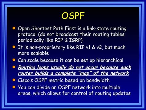 Routing And Ospf Ppt