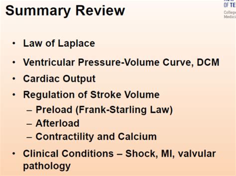 Lecture 33 Physiology Of Cardiac Cycle Part 2 Loops Laws And
