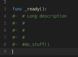 Add Support For Multiple Line Comment Blocks In GDScript Issue Godotengine Godot