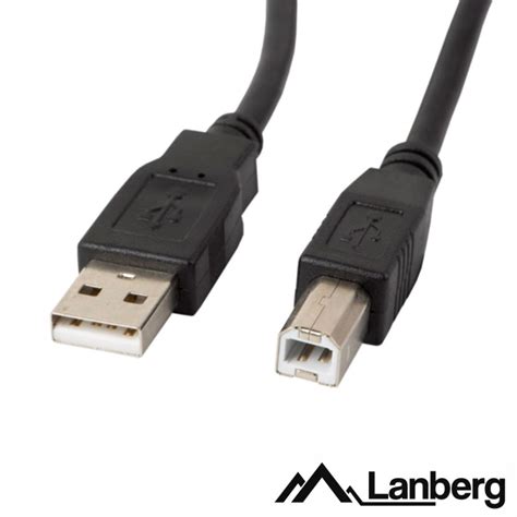 Cabo Usb A Macho Usb B Macho M Lanberg Ledistronica Lda