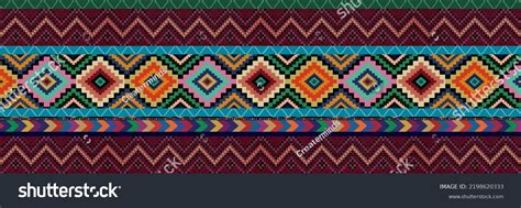 Beautiful Geometrical Pattern Illustration Border Design Stock Illustration 2198620333