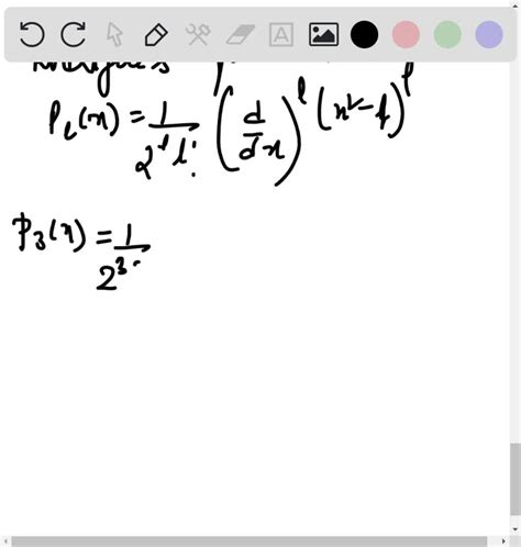 Derive P3x From The Rodrigues Formula And Check That P3cosθ