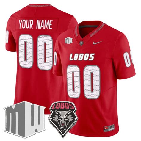 Custom New Mexico Lobos Jersey Name Number 2025 Vapor Limited Stitched