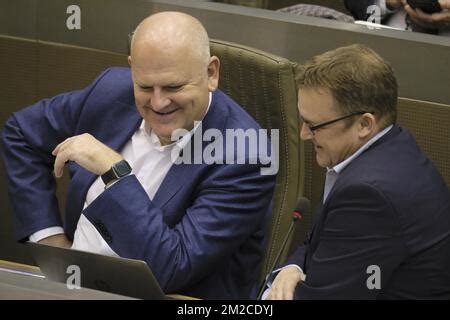 Jos Lantmeeters Von N Va Und Paul Van Miert Von N Va Wurden Auf Einer