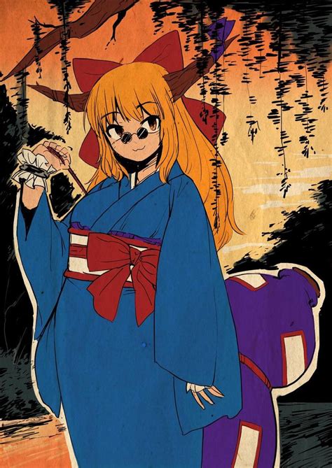 Anime Fandoms Ibuki Suika Touhou Project Joyreactor