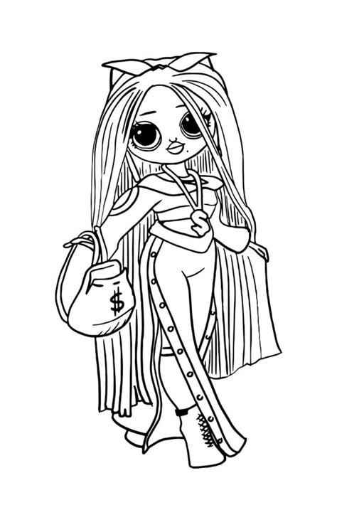 Lol Omg Miss Arrogance Coloring Page