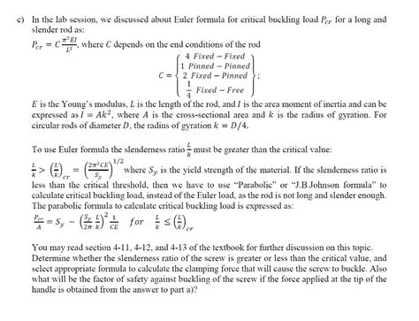 Solved Problem 1 Analysis Of Forces In C Clamp The Figure Chegg Com