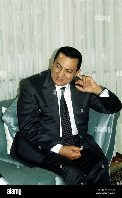 Mubarak Muhammad Hosni 451928 Egyptian Politician President Of