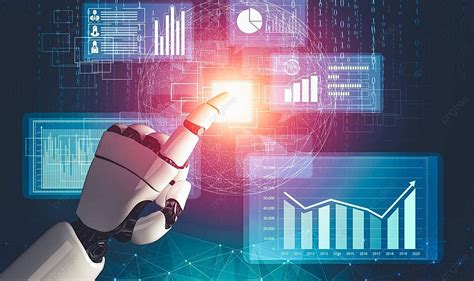 Conceptualizing An Aidriven Future With Robotic Droids Payment Design Analytics Ai Photo