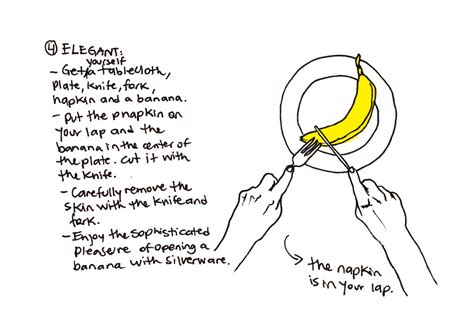 10 WAYS TO OPEN A BANANA CRL