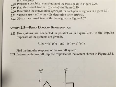 Solved 229 218 Perform A Graphical Convolution Of The Two