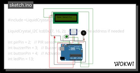 Home Security Copy Wokwi Esp32 Stm32 Arduino Simulator