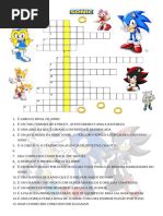Atividades De Alfabetização Com Sonic Pdf