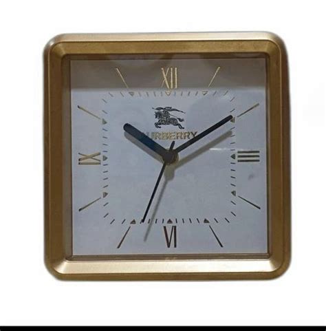 Analog Festival Promotional Table Clock Shape Square Size 8x8inch
