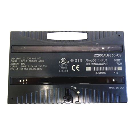 GE VERSAMAX IC ALG MANUAL Pdf Download ManualsLib