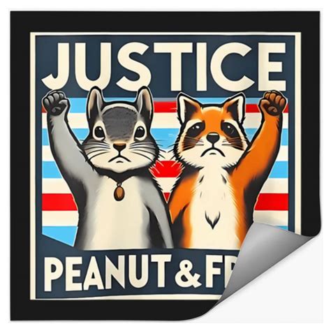 S Justice For Pnut And Fred The Squirrel For Fred The Raccoon Vneck