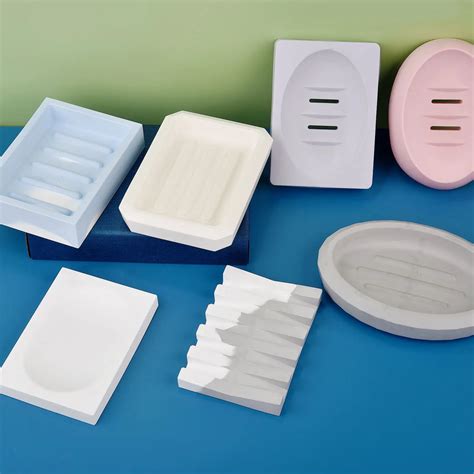 Handmade Plaster Soap Box Silicone Mold Soap Resin Casting Mold Epoxy