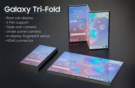 Samsung Tri Folding Phone Surfaces Again This Time With More Details Gizmochina